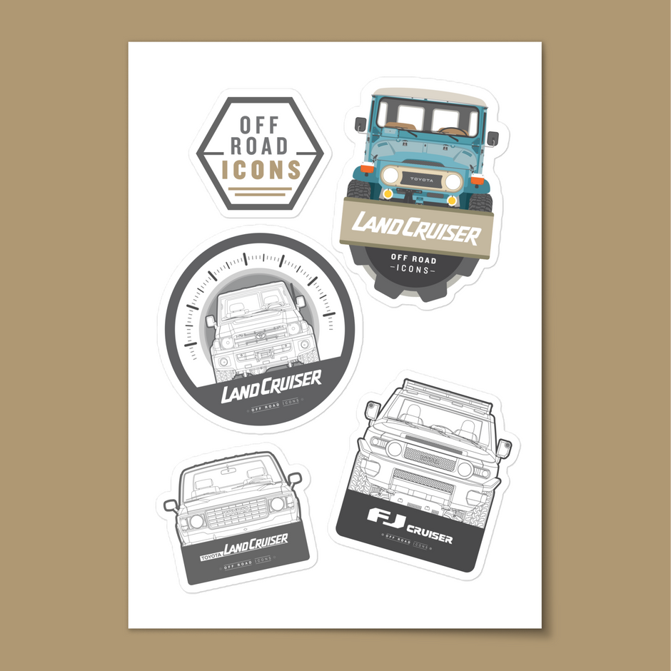 GRJ76 art prints – Off-road Icons