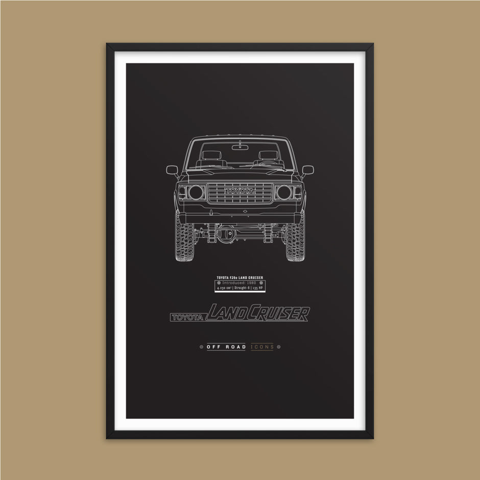 FJ60 art prints – Off-road Icons
