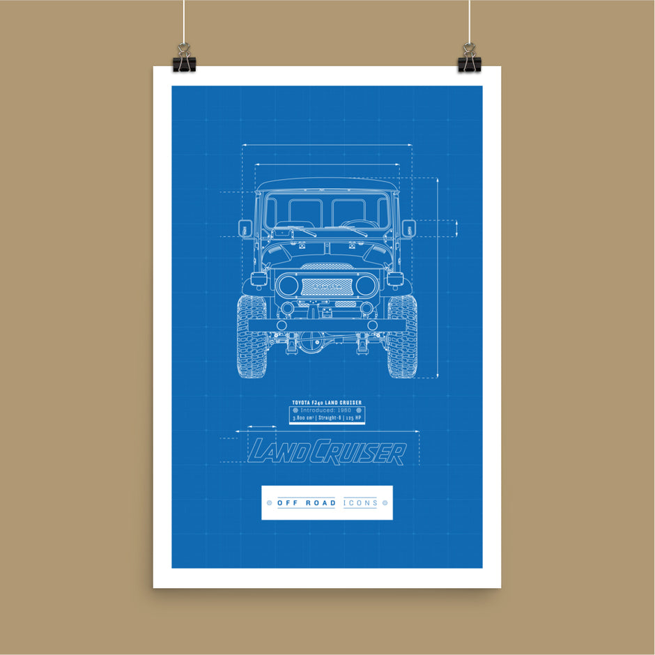 FJ40 art prints – Off-road Icons