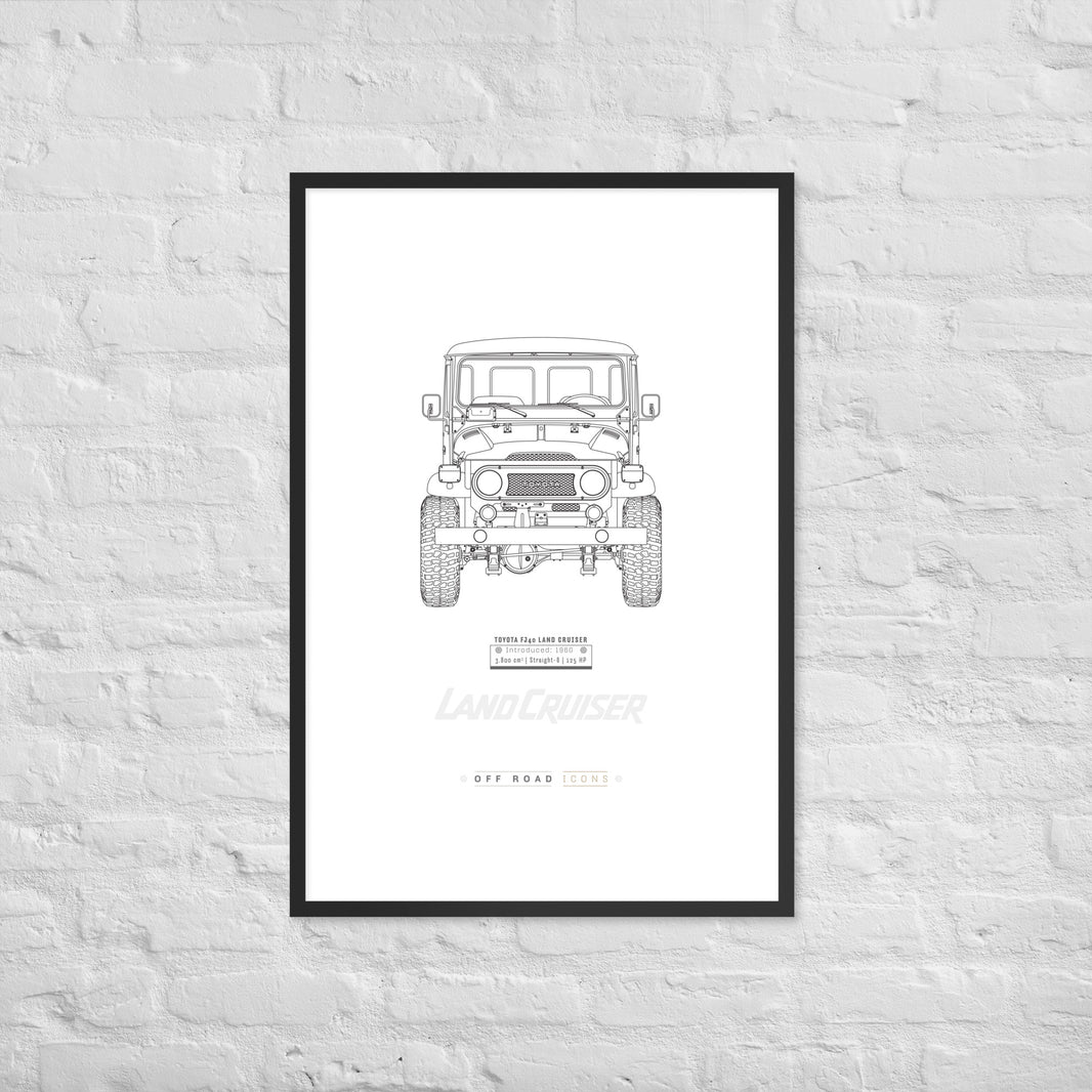 FJ40 art prints – Off-road Icons